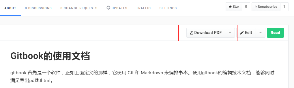 在线导出 · Gitbook-documentation